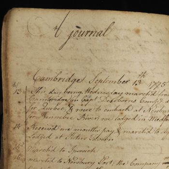 Recent Acquisitions - The American Revolution Institute