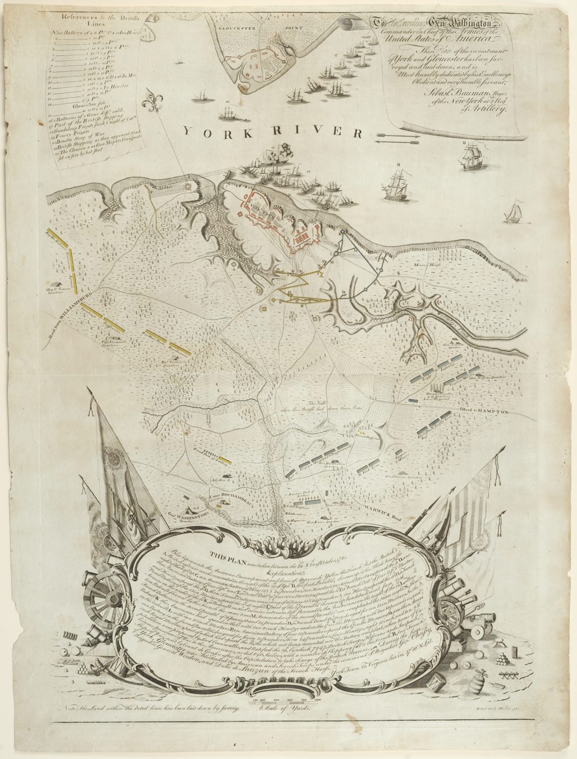 The Bauman Map of Yorktown - The American Revolution Institute