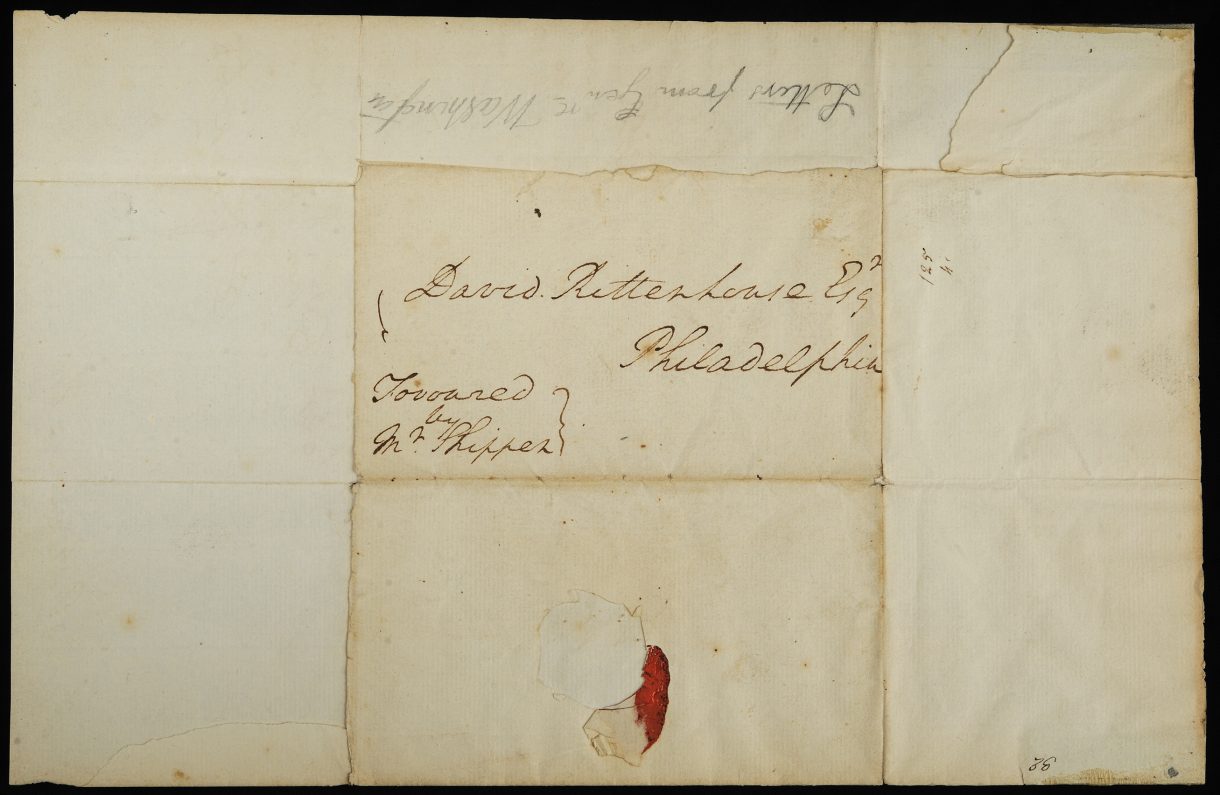 George Washington Letter to David Rittenhouse - The American Revolution ...