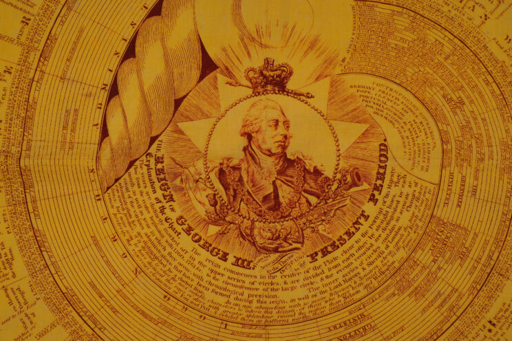 Lunch Bite – A Handkerchief Commemorating the Reign of King George III ...