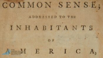 Virtual Lunch Bite—Thomas Paine’s Common Sense - The American ...